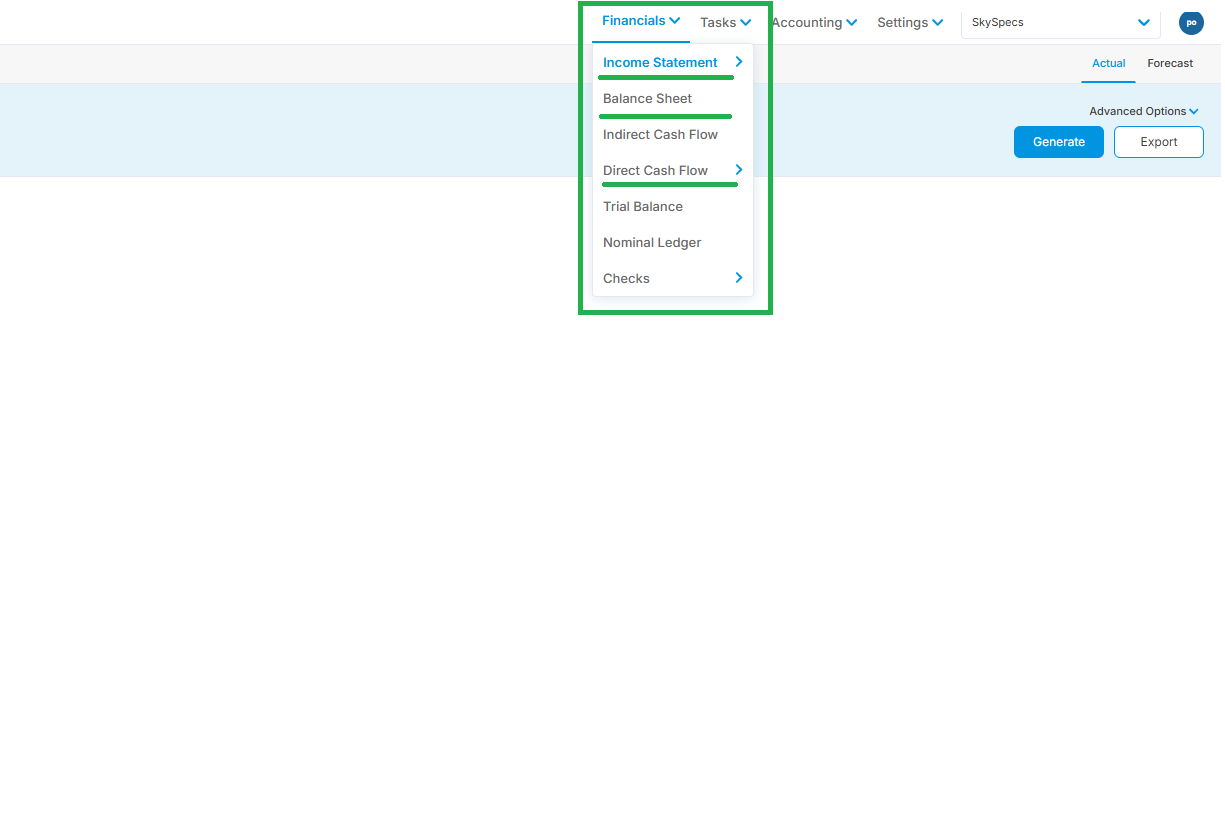 How can I add Commentary to Financial Statements in Horizon Finance ...