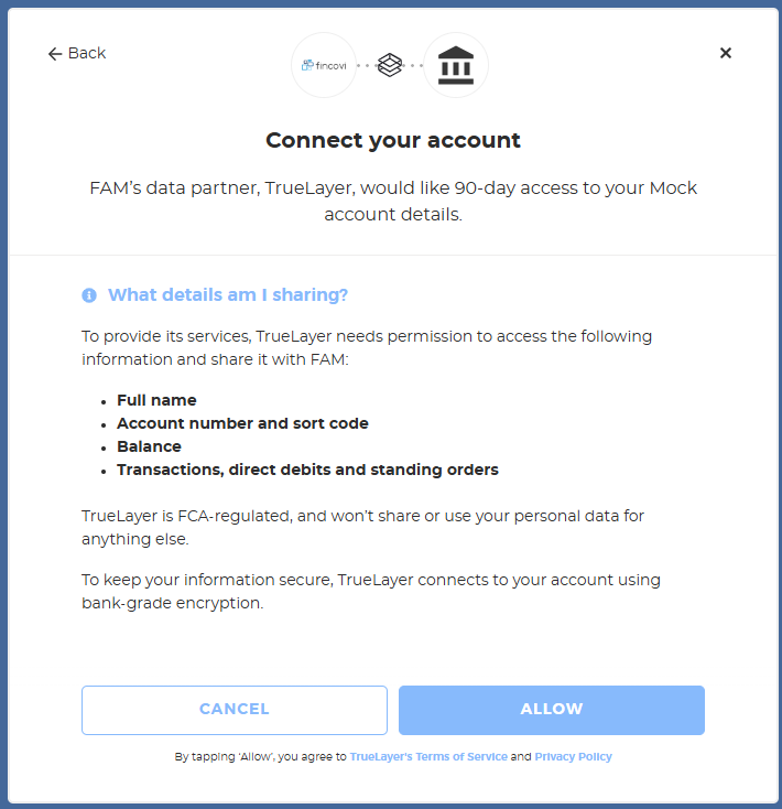 I want to create a direct feed from the bank to Horizon Finance - how ...